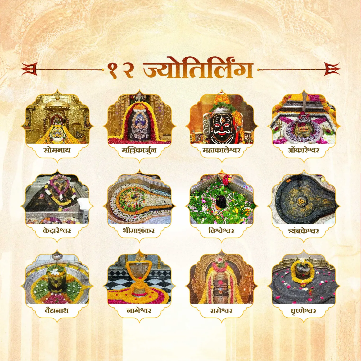 12 Jyotirlinga Of Lord Shiva Manas Siddhi Mantra: Dwadash Jyotirlinga